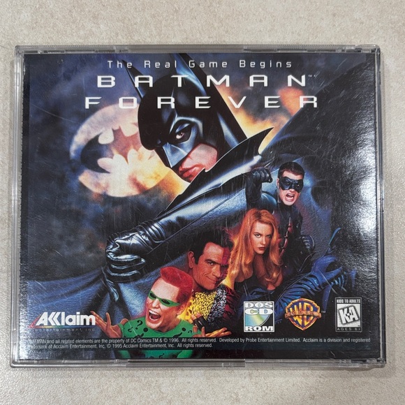 Video Games & Consoles | Batman Forever Video Game Dos Cd Rom | Poshmark